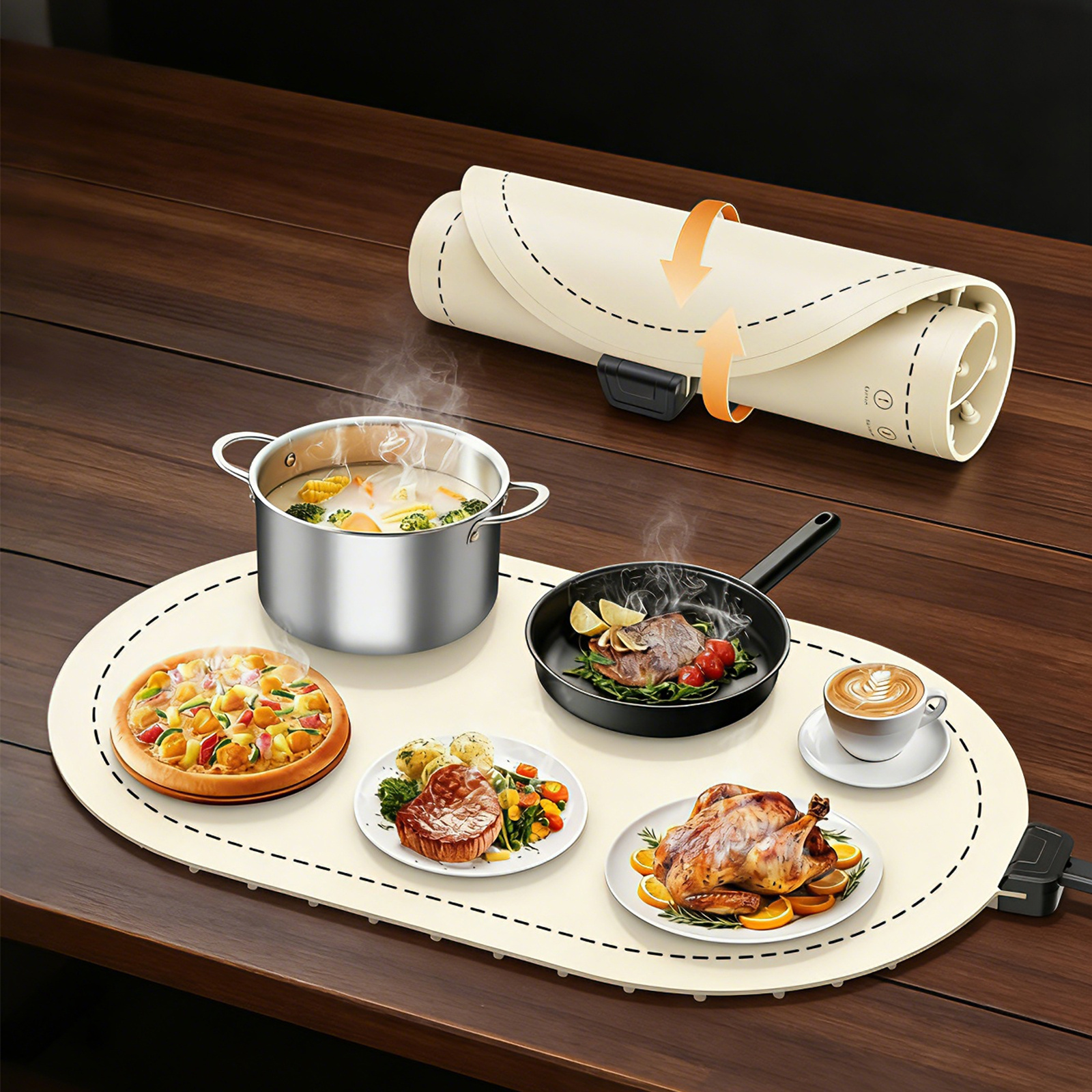 plate warmer sold on Temu United States