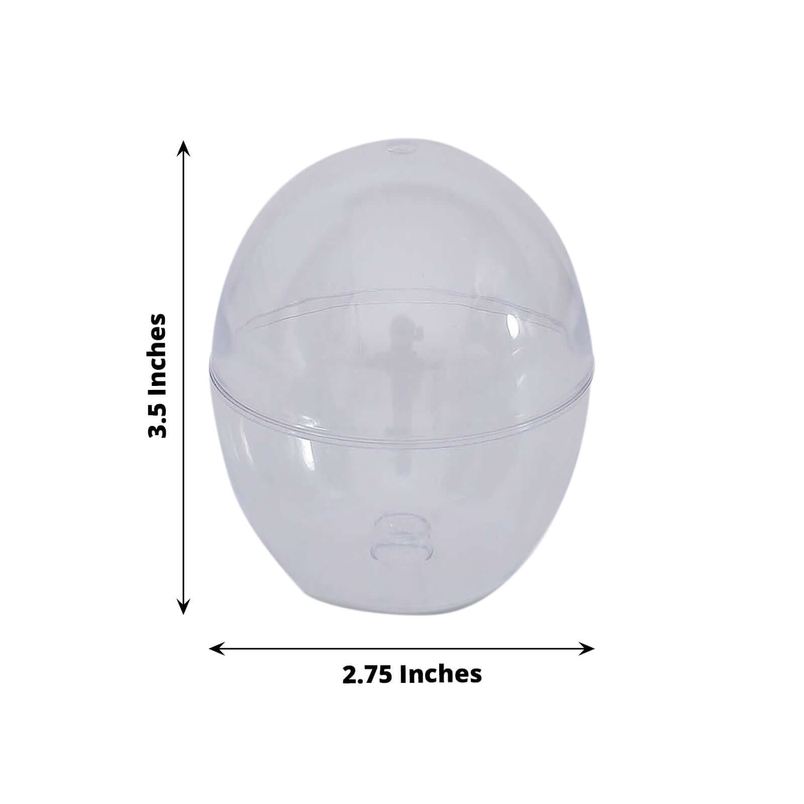 Clear Mini Egg Shaped Plastic Party Favor Cup Containers - Temu