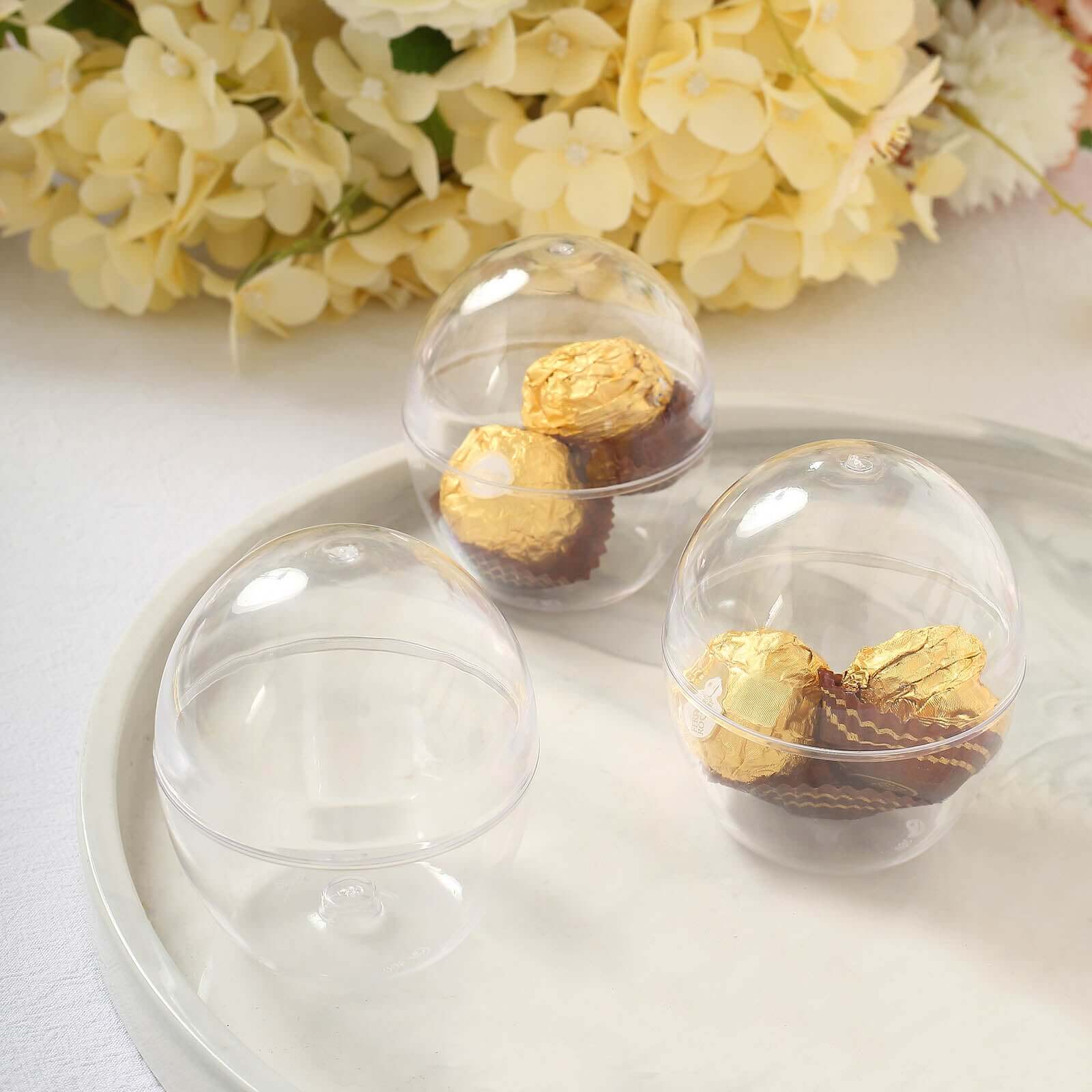 Clear Mini Egg Shaped Plastic Party Favor Cup Containers - Temu