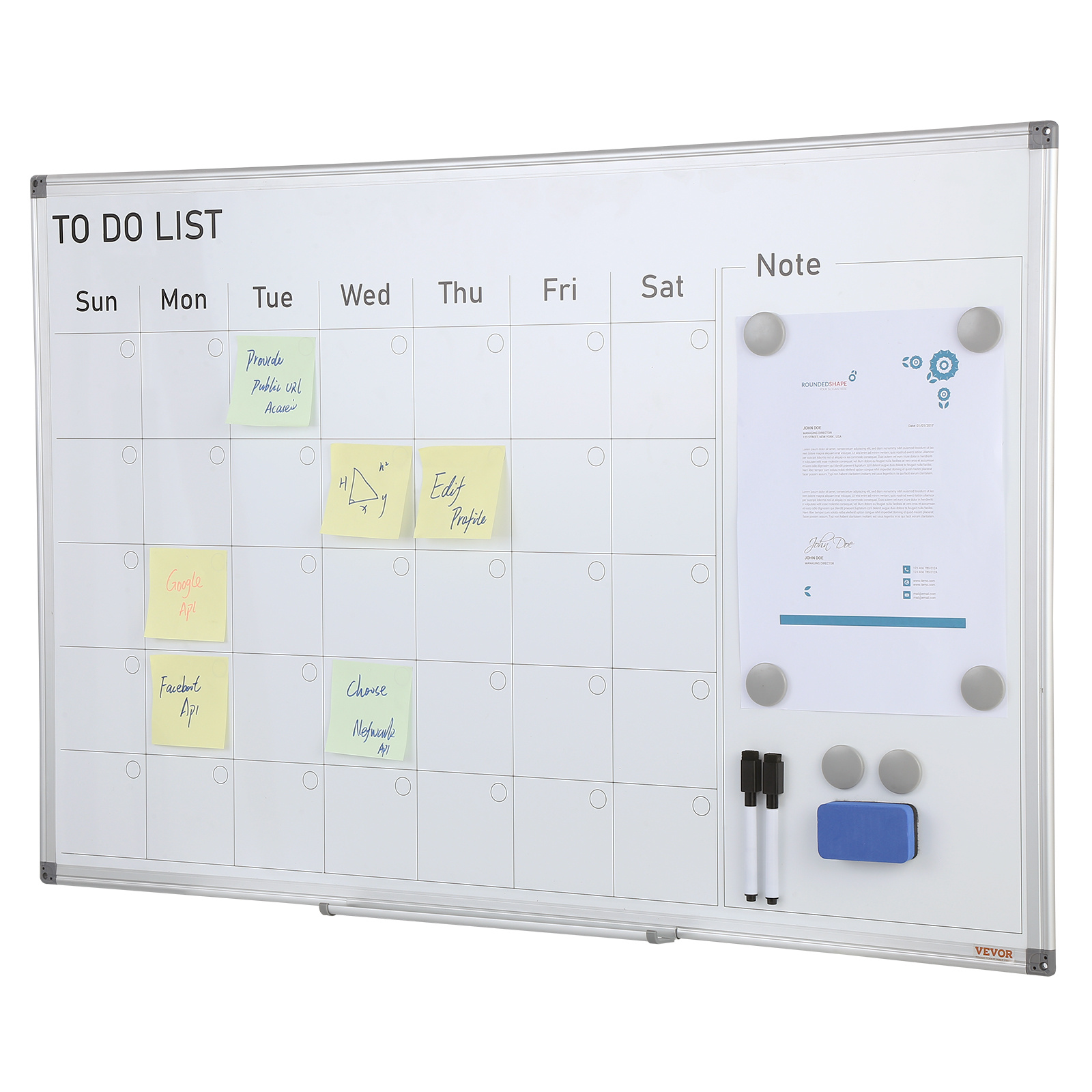 white boards sold on Temu Australia
