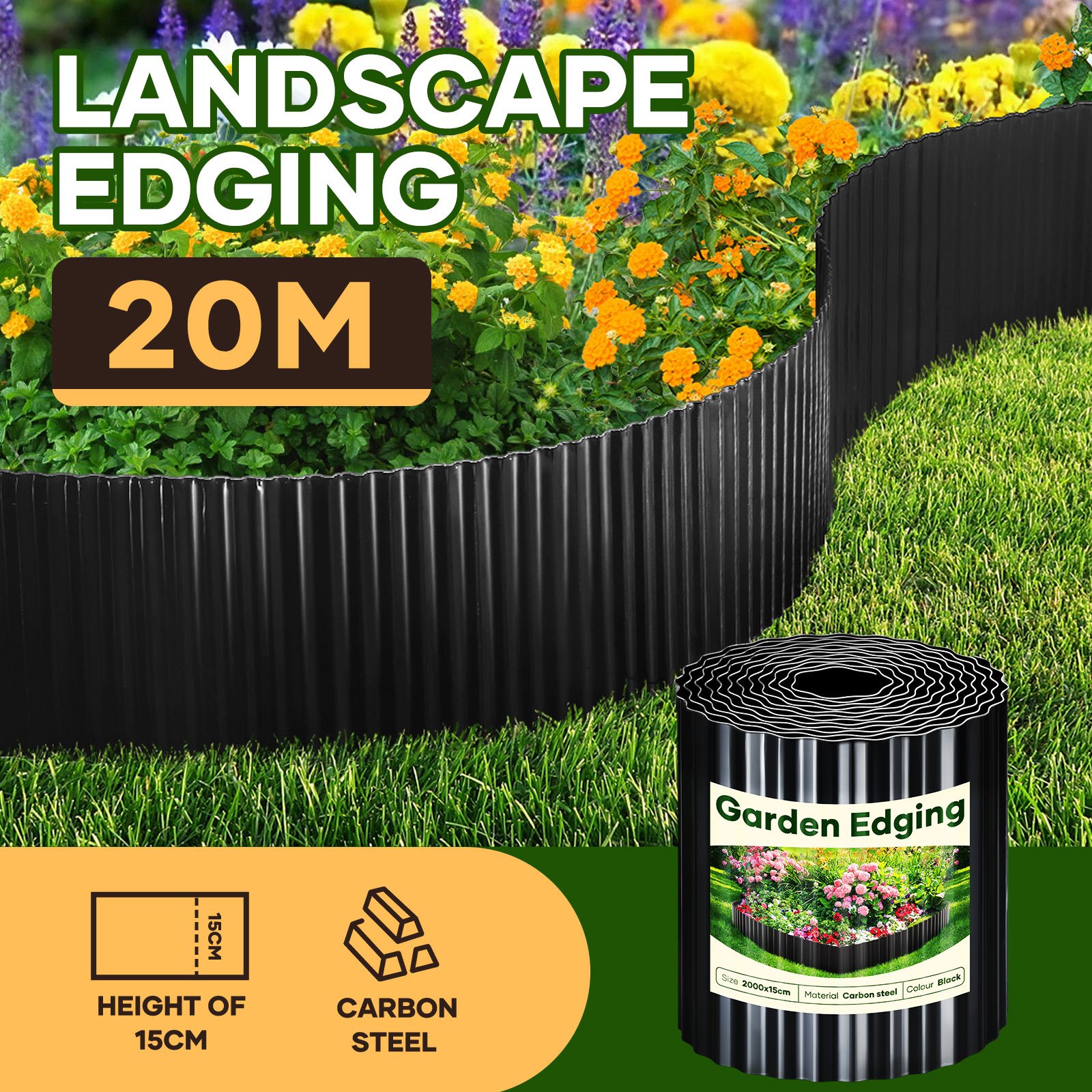 gardening edging sold on Temu Australia