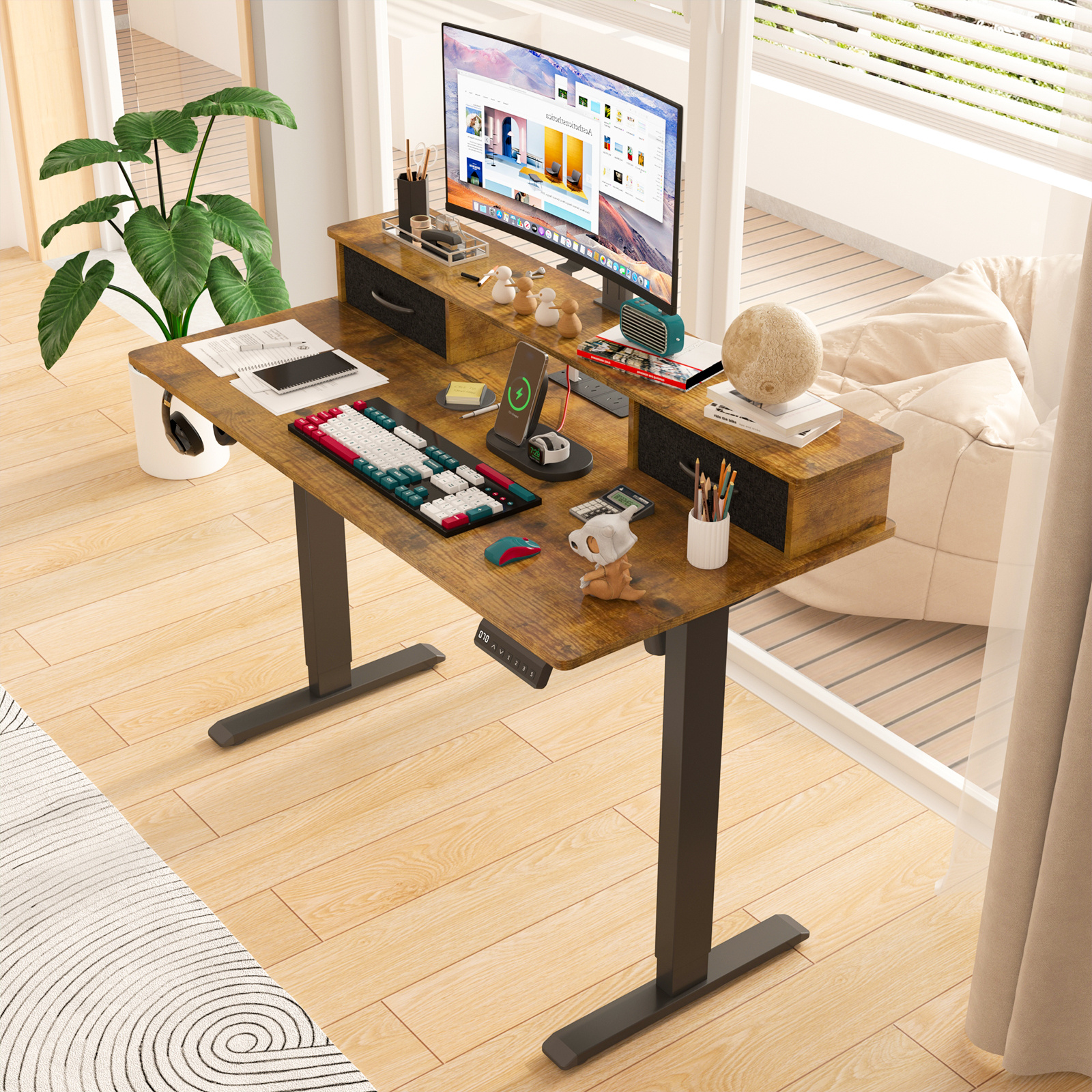 electric desk sold on Temu Australia