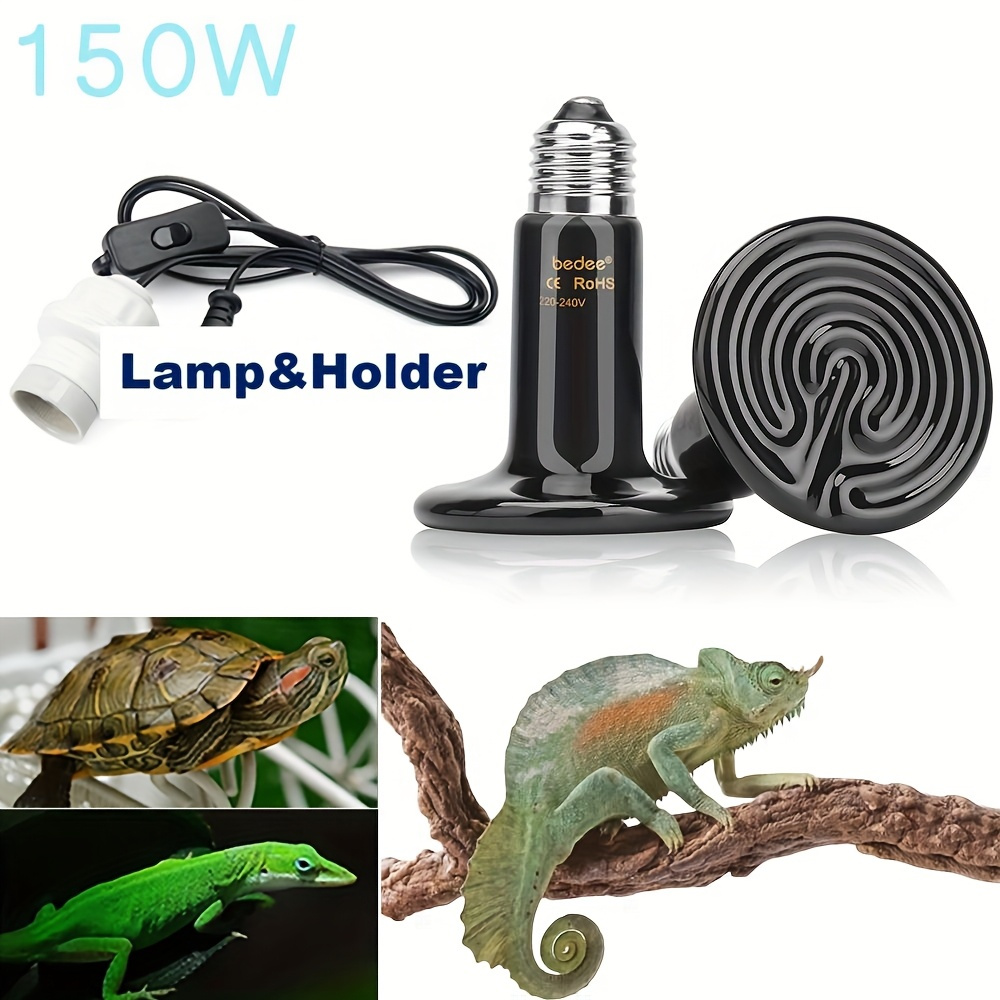 reptile heat lamp sold on Temu Australia
