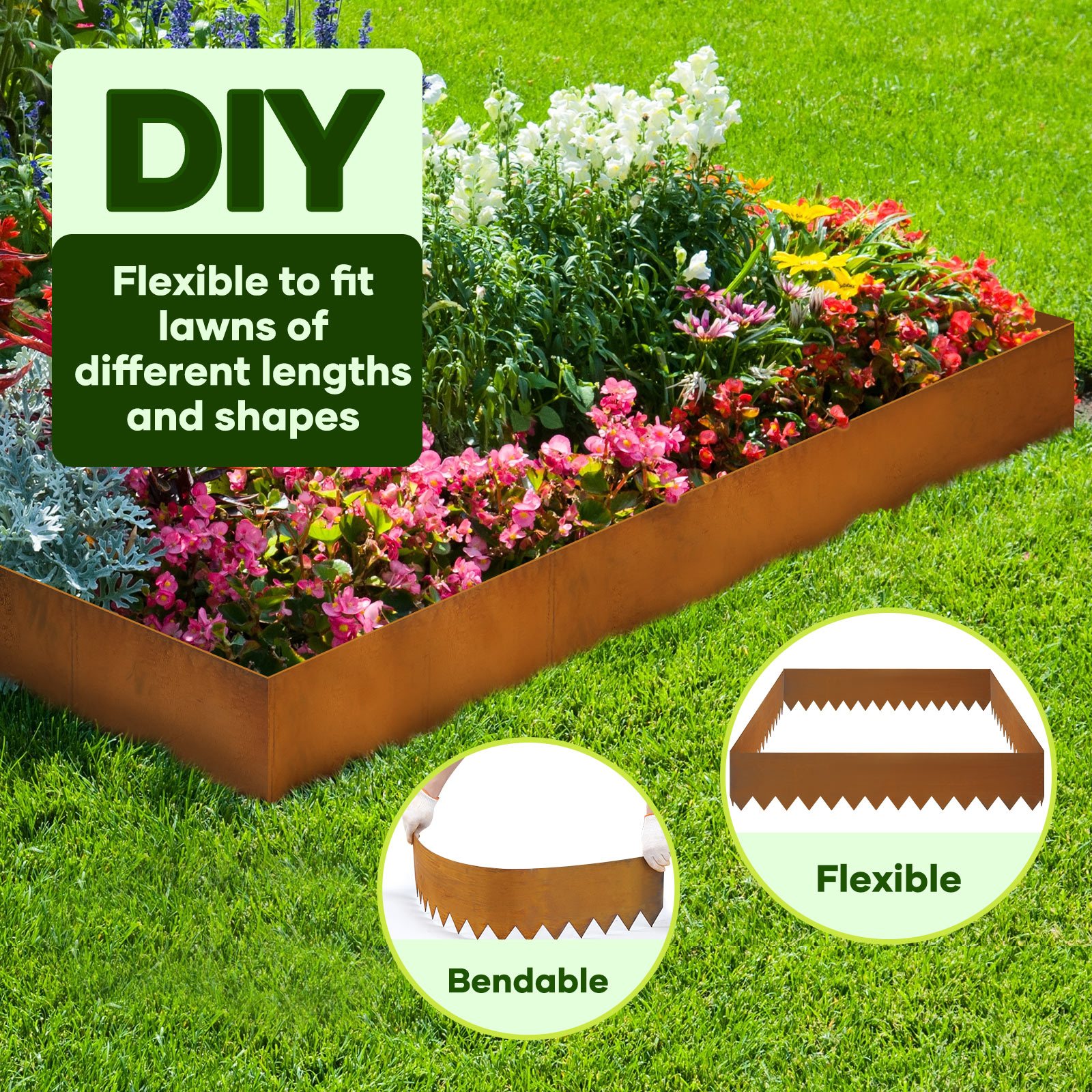 gardening edging sold on Temu Australia