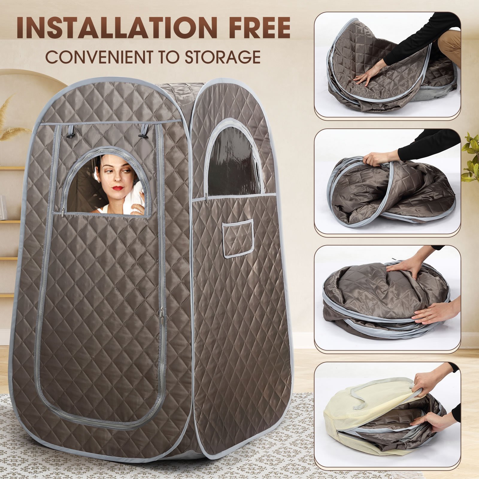 home sauna sold on Temu Australia