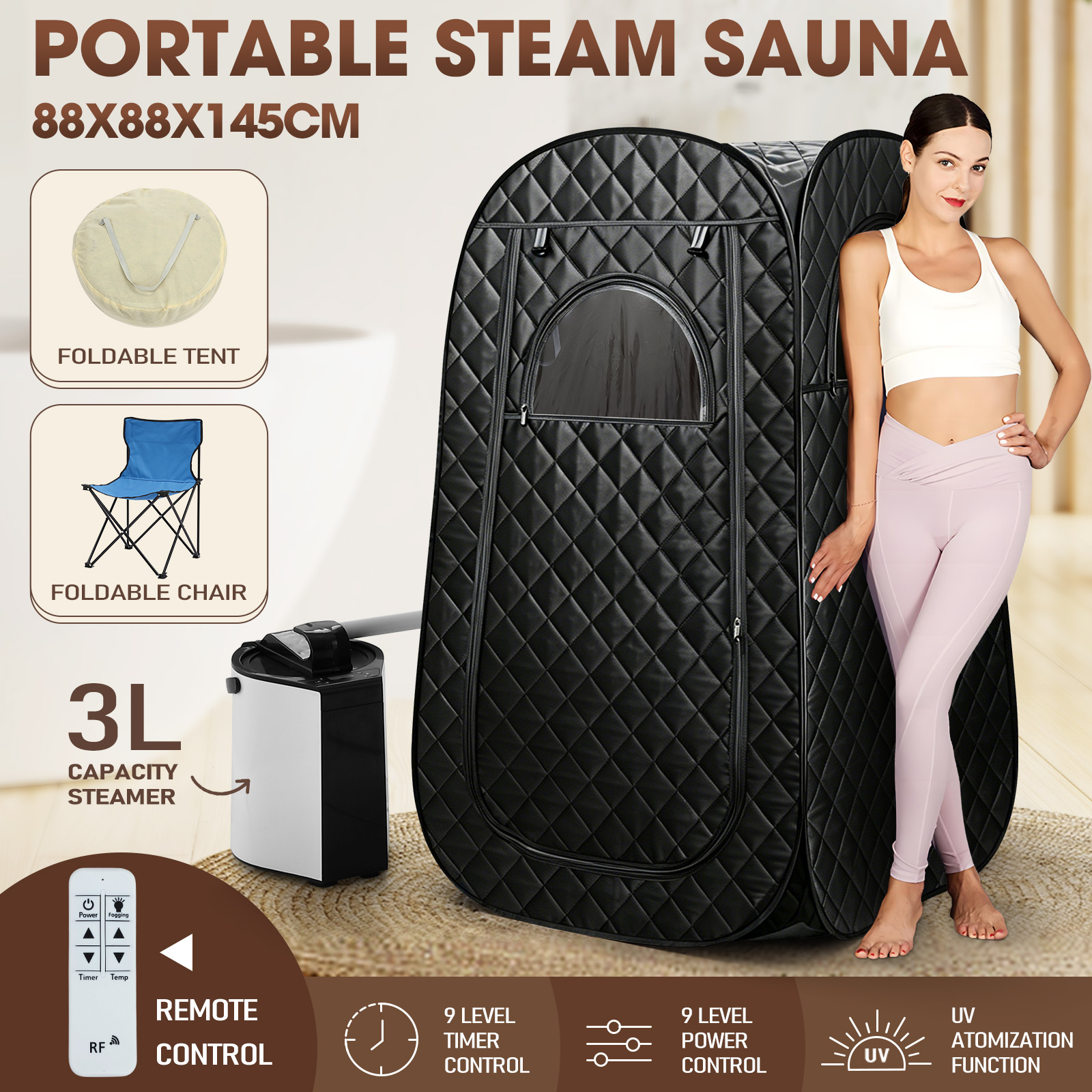 home sauna sold on Temu Australia