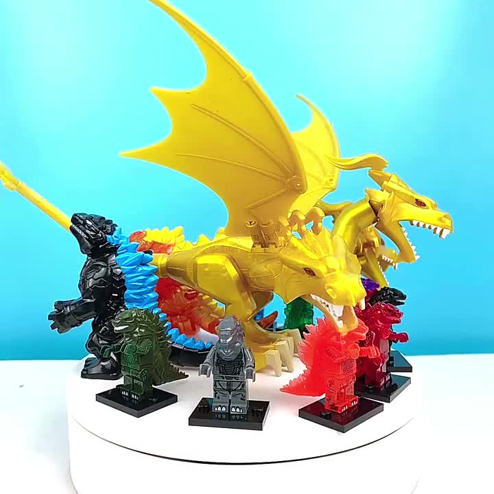 Lego Godzilla Vs King Ghidorah