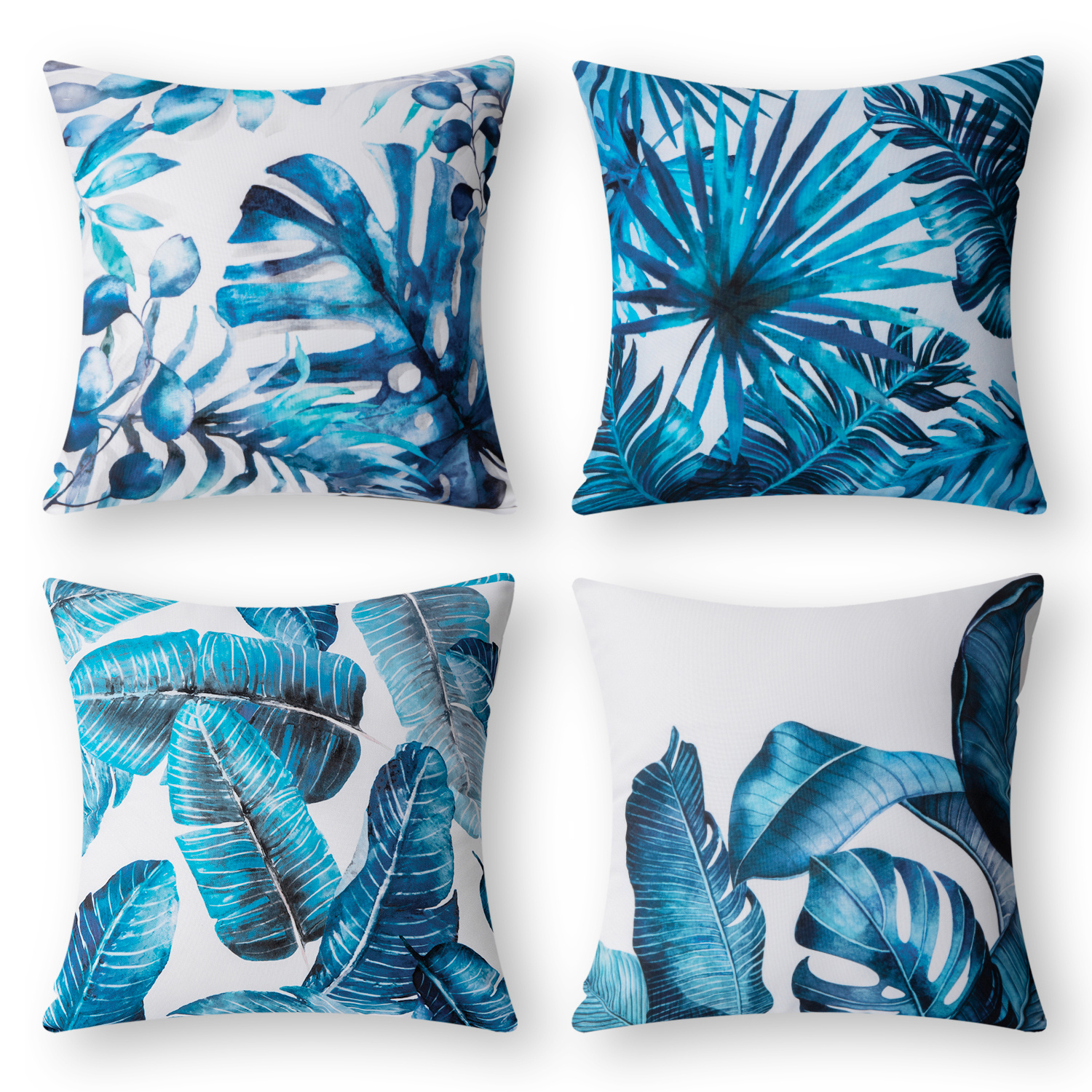tropical leaf print pillowcase sofa pillow cover no pillow - Temu Australia