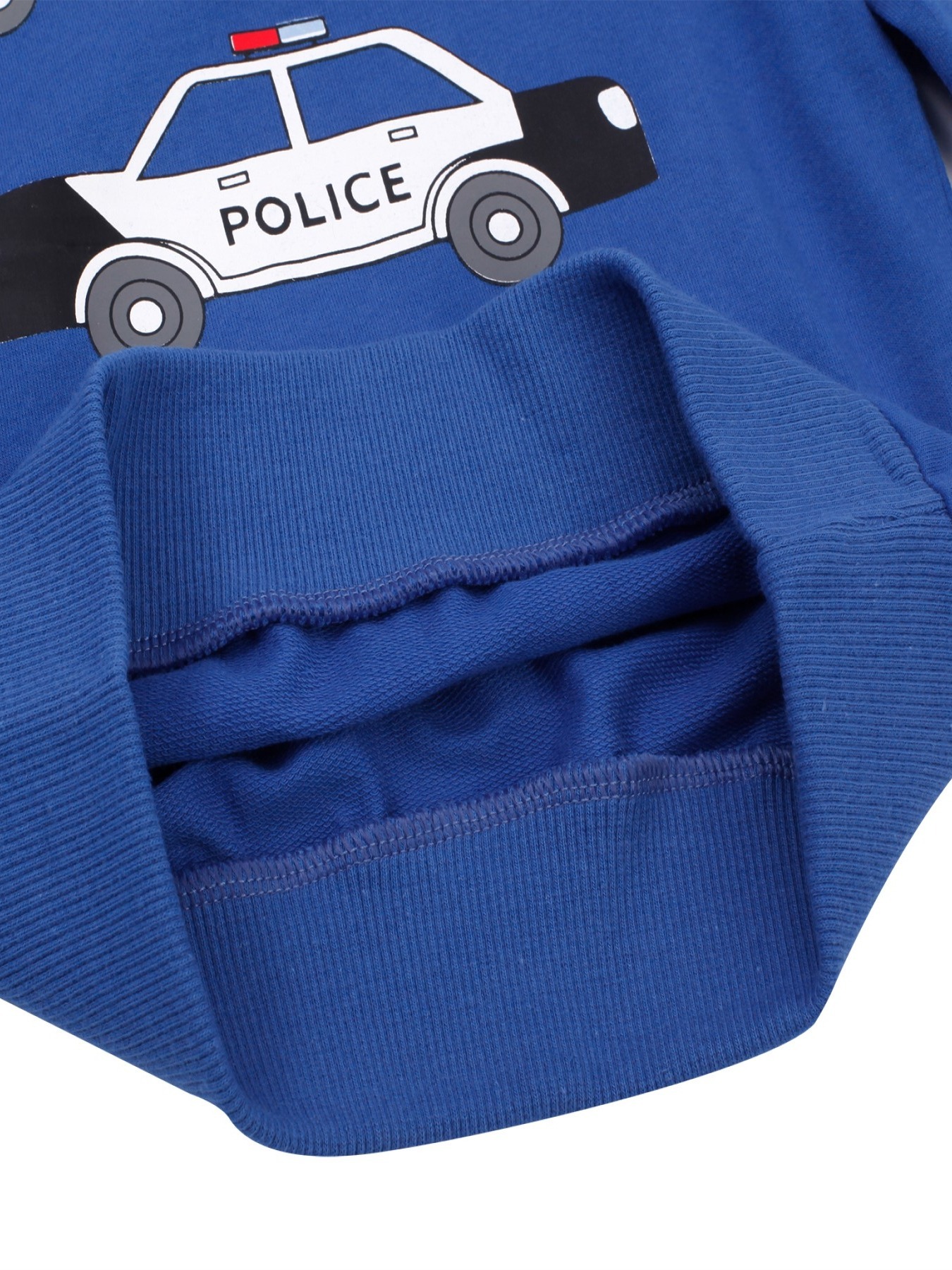 Boys Ambulance Fire Truck Police Car Round Neck Long Sleeve - Temu