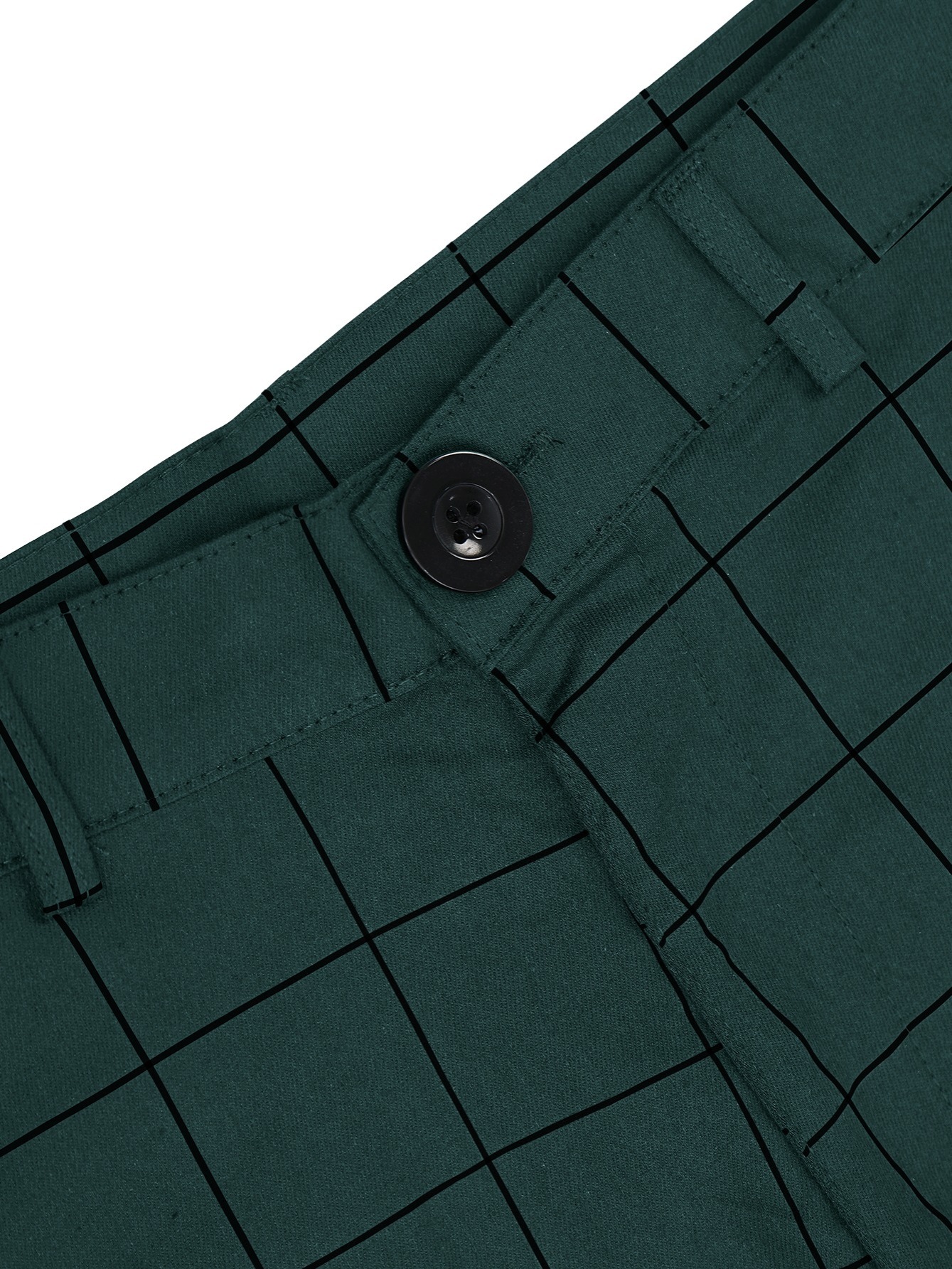 Men's Checkered Slim-fit Pants - Temu United Kingdom