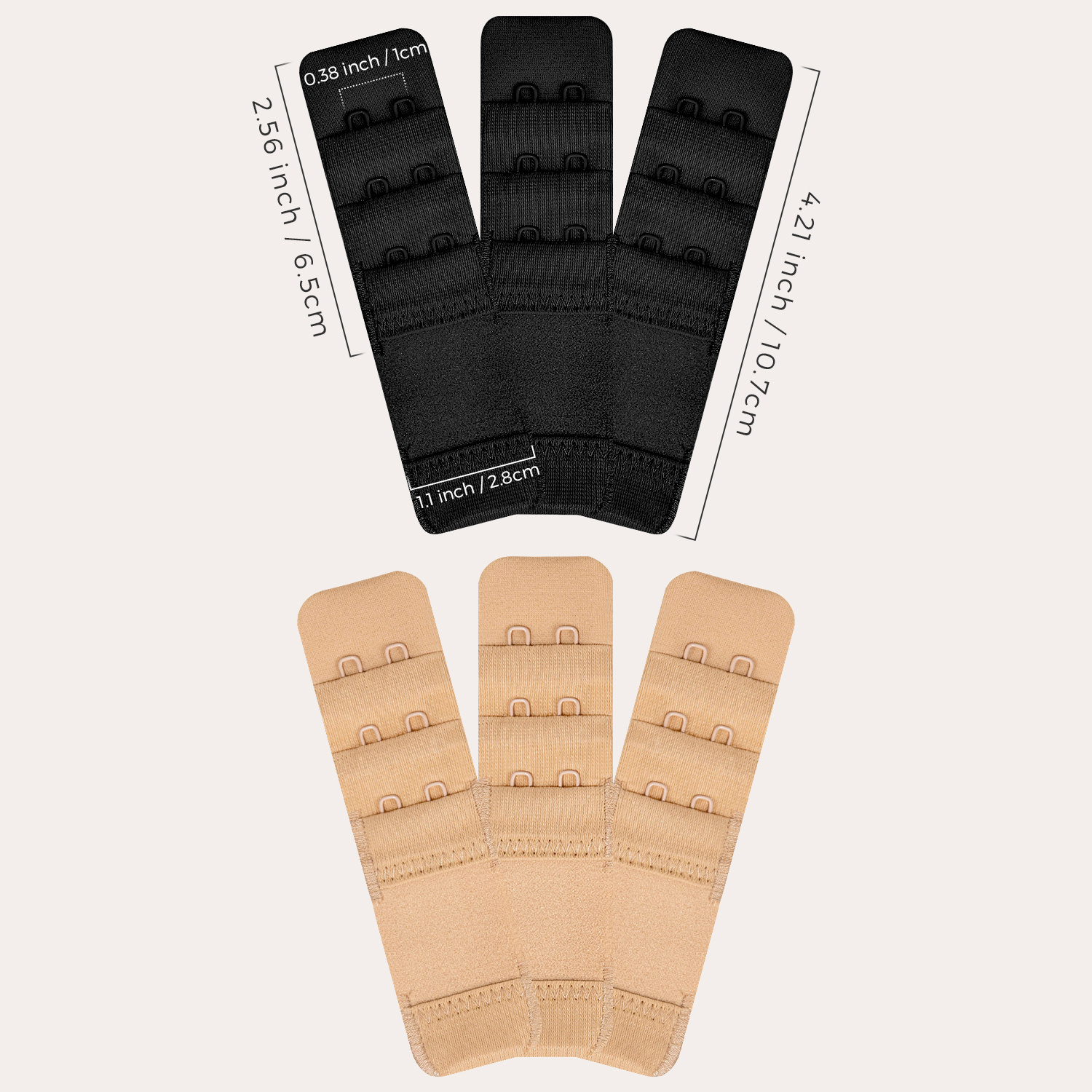 Bra Extender 2 Hook 3 Hook Bra Extension Strap Hook Clip - Temu Australia