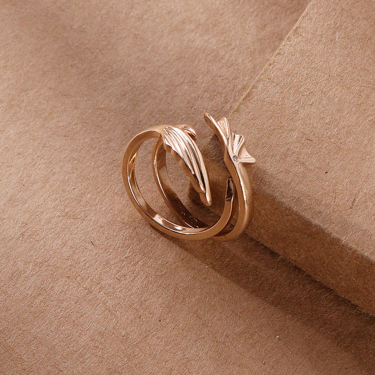 Copper Wing Gift Box Angel Wing Devil Wing Ring - Temu