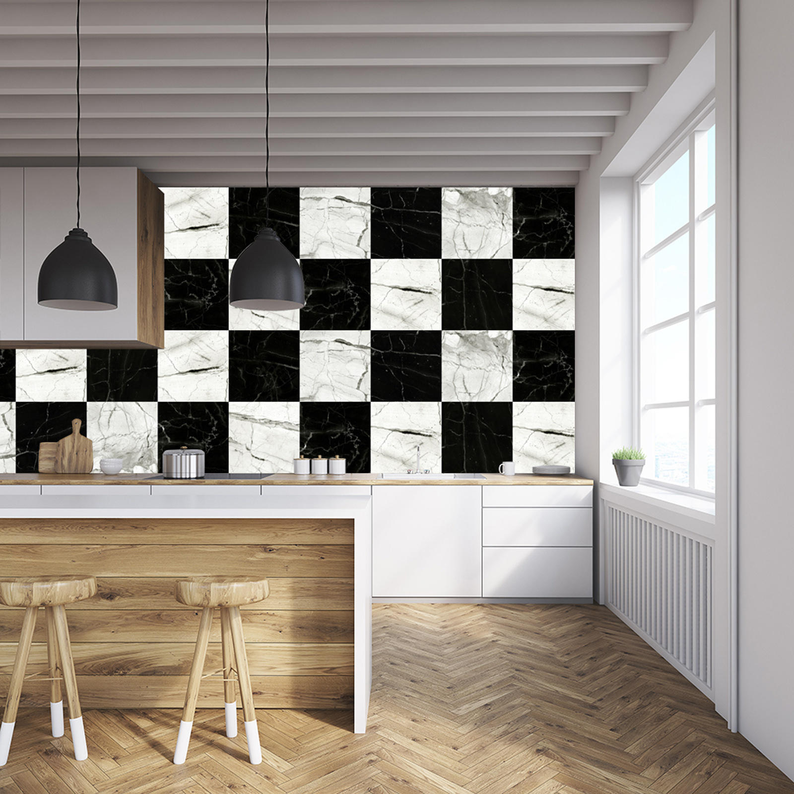 Marble Tile Stickers Wall Stickers Kitchen - Temu Ireland