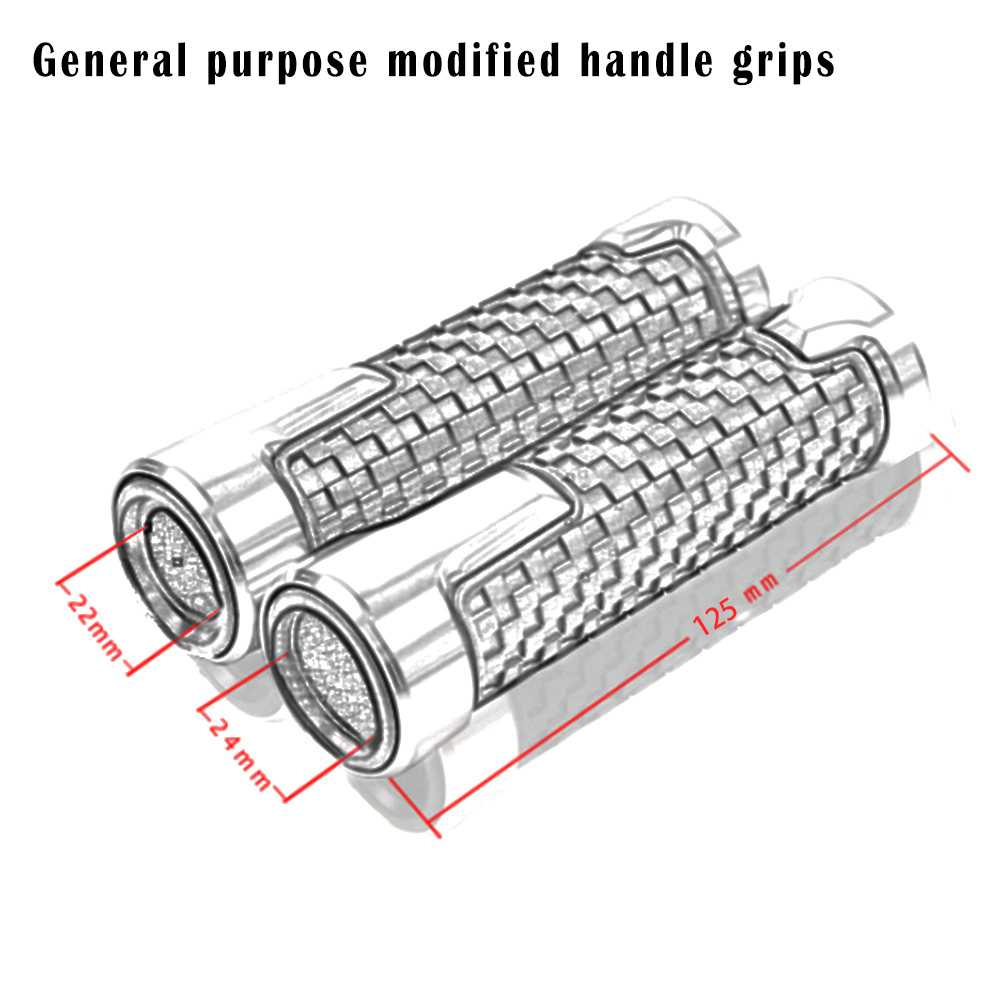 Universal Motorcycle Grips Comfortable Rubber Handlebar - Temu Australia
