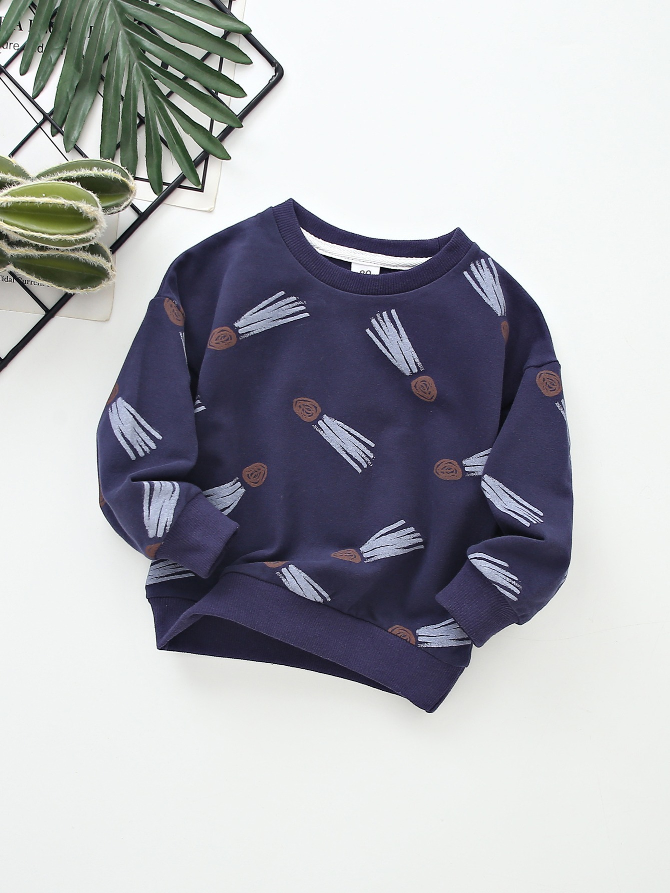 Boys Kids Crewneck Long Sleeve Sweatshirt Autumn Winter Warm - Temu Norway