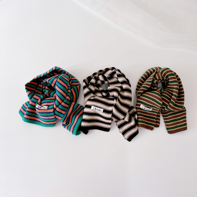 Autumn Winter Fashionable Striped Warm Scarf - Temu Australia