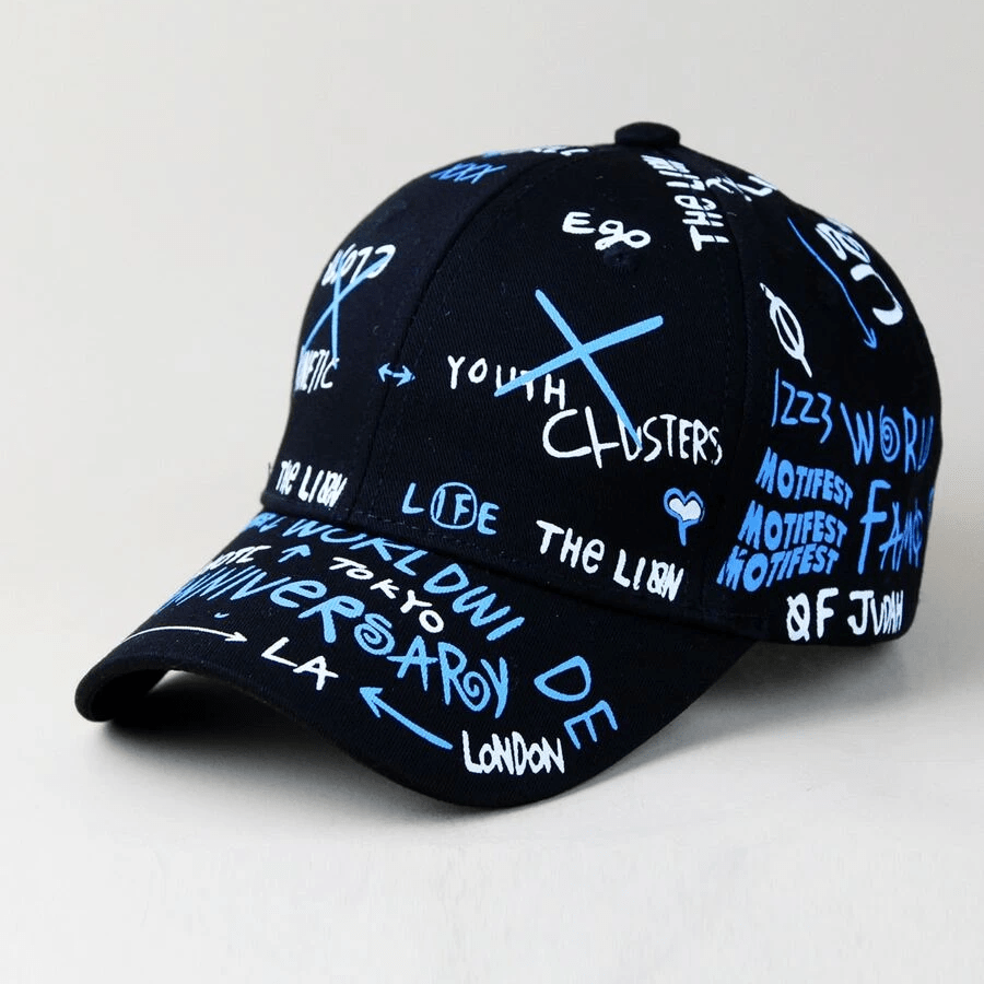 boys alphabet graffiti style casual baseball cap - Temu New Zealand