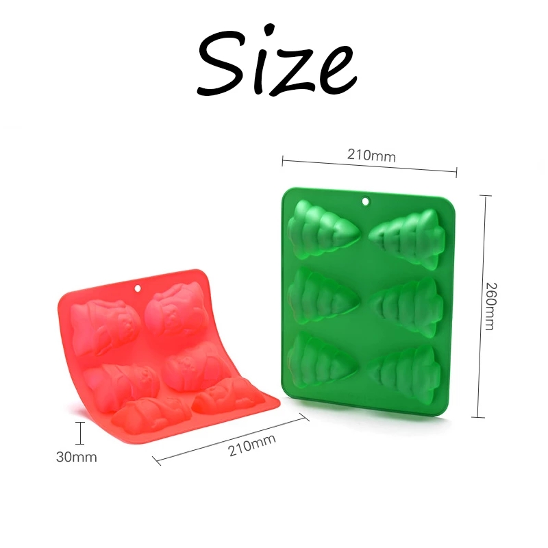 Christmas Tree Silicone Cake Mold Bakeware Baking Decorating - Temu ...