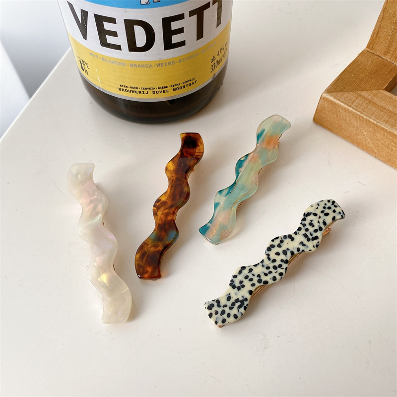 Stylish French Design Tortoise Shell Celluloid Hair Barrette - Temu