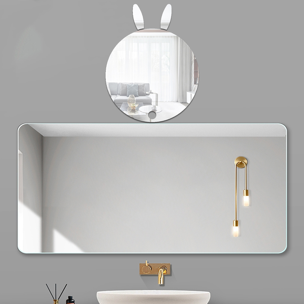 rabbit acrylic mirror stickers cartoon room decor sticker - Temu Australia