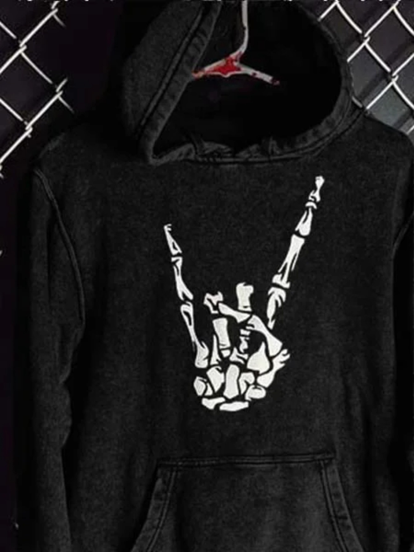 Rétro Pocket Hoodie Sweat À Capuche Décontracté - Temu France