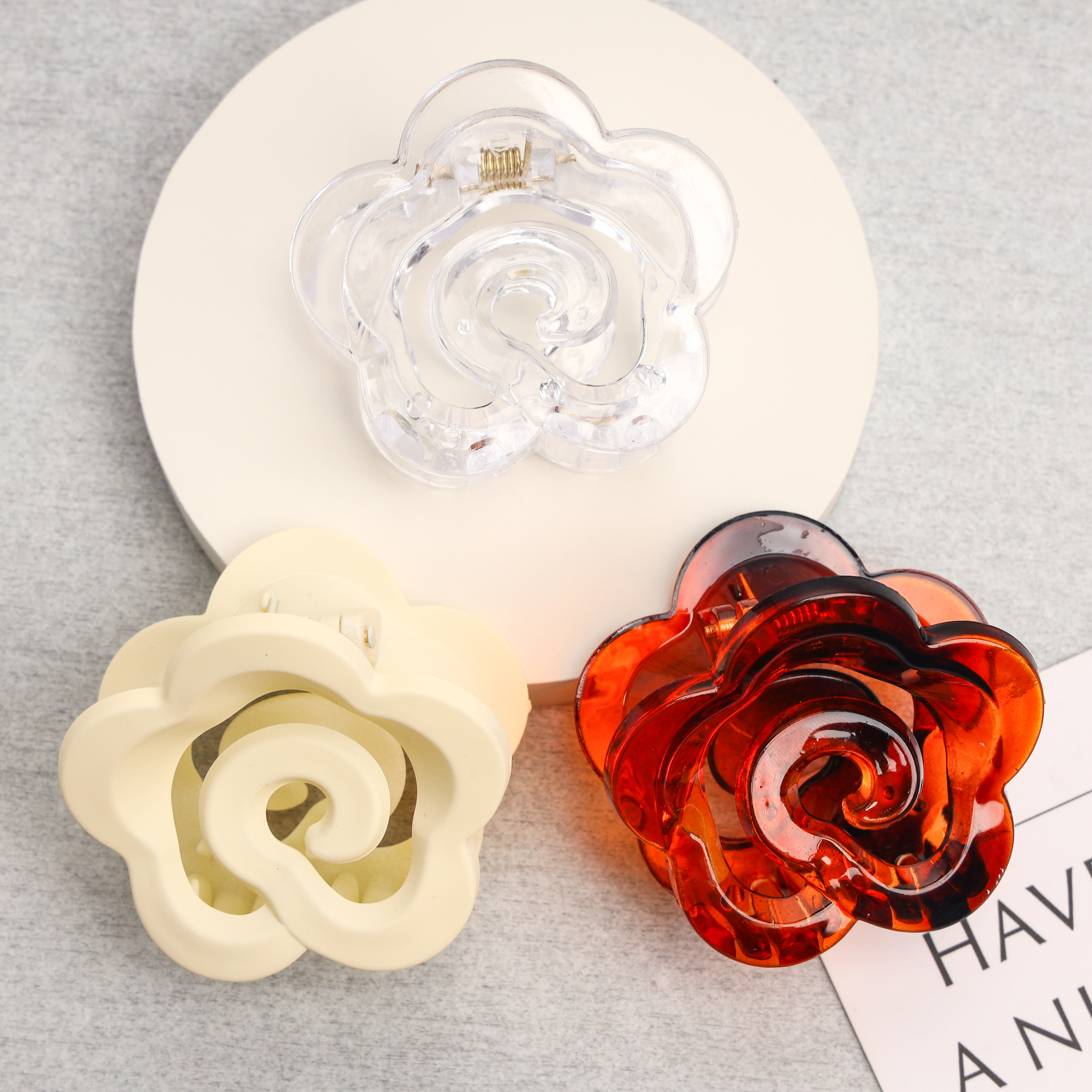 Camellia Hair Clip Ladies Flower Hair Clip Women's Fashion - Temu ...