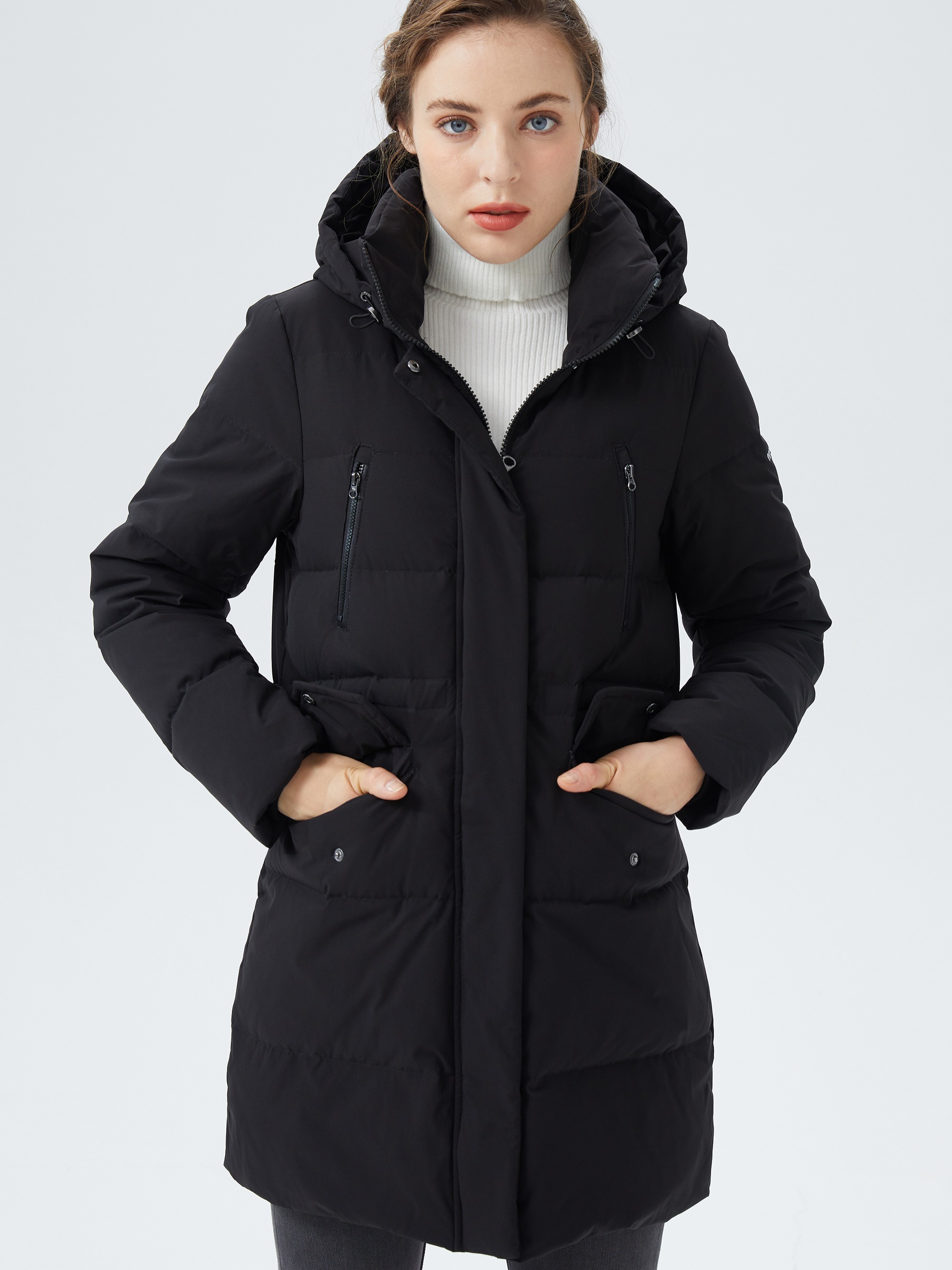 Women's Outerwear Women's Waterproof Jacket Adjustable Hood - Temu ...