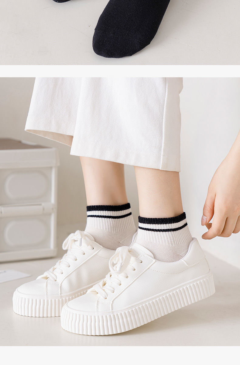 Women's Striped Ankle Socks - Temu Canada