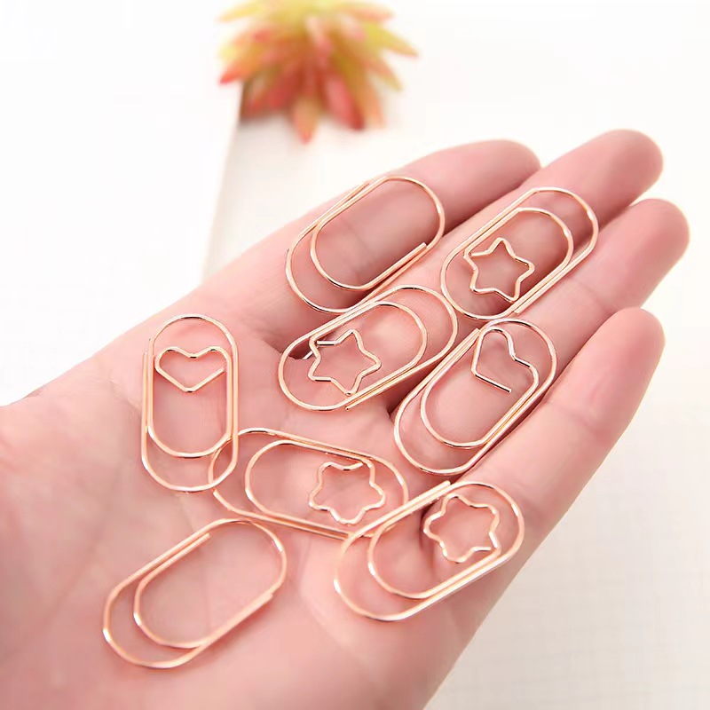 Creative Metal Paper Clips Assorted Varieties - Temu Australia