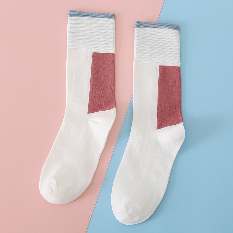 Women's Colour Block Mid Tube Socks | Shop Now For Limited-time Deals ...