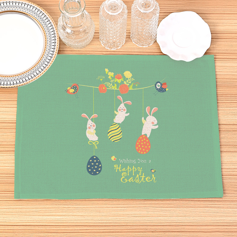 Cute Animal Linen Table Mats - Multiple Styles Available,temu