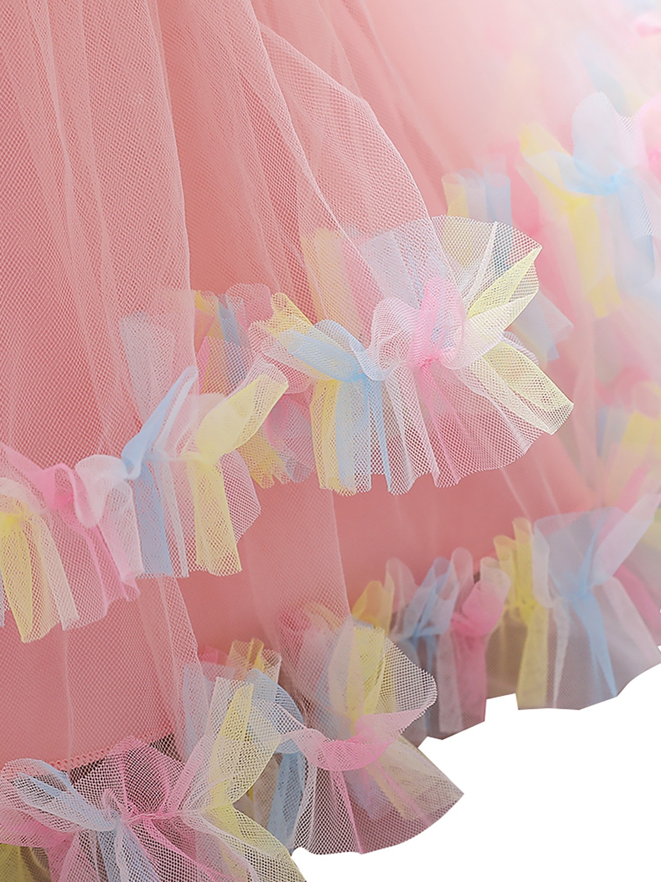 Girls Flower Dress Princess Tutu Pageant Birthday Party Temu New Zealand