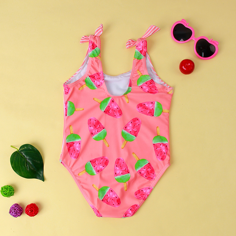 Baby Girl Swimsuit Swimwear Cute Print Bathing - Temu Ireland