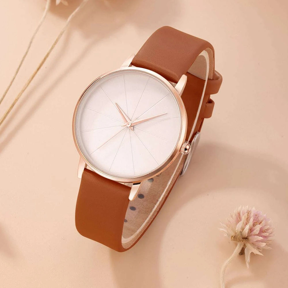 Mesdames Montre Minimaliste Montre À Quartz Élégante Simple Avec ...
