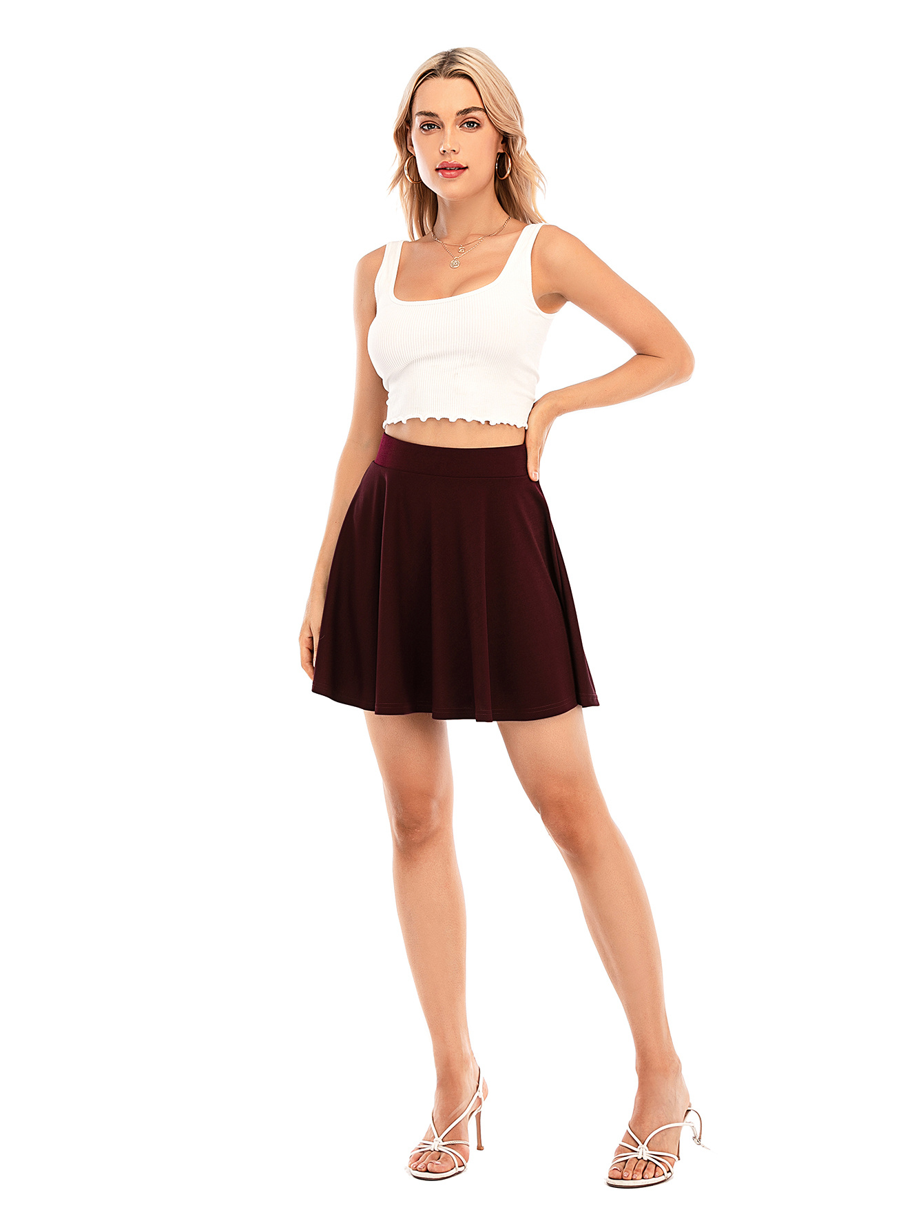 High Waist Mini Skirt Casual Skirt Women's - Temu