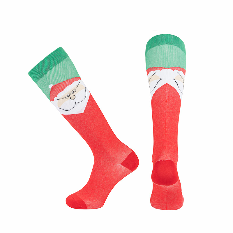 Professional Christmas Compression Socks Fitness Running - Temu United ...