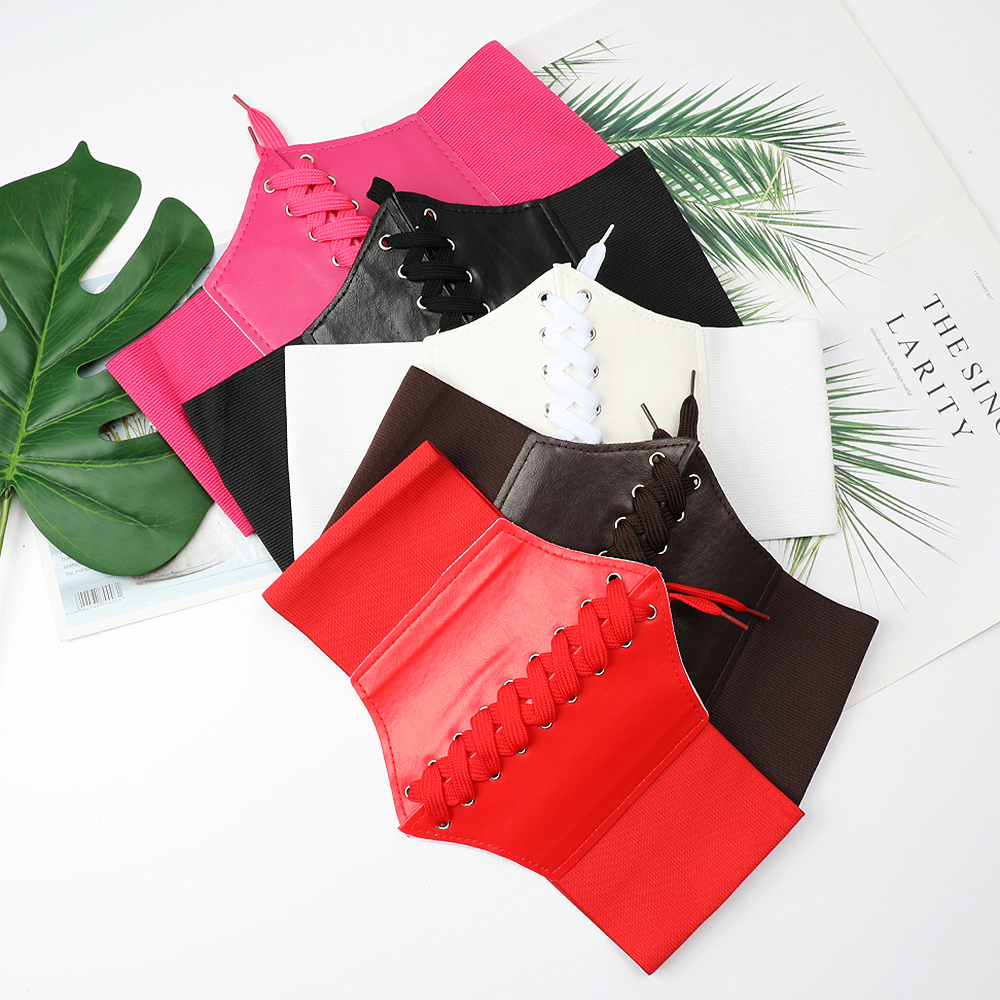 Women s Corset Belt Pu Leather Female Lace Up Corset Shop Now For Women s Corset Belt Pu Leather Female Lace Up Corset Shop Now For