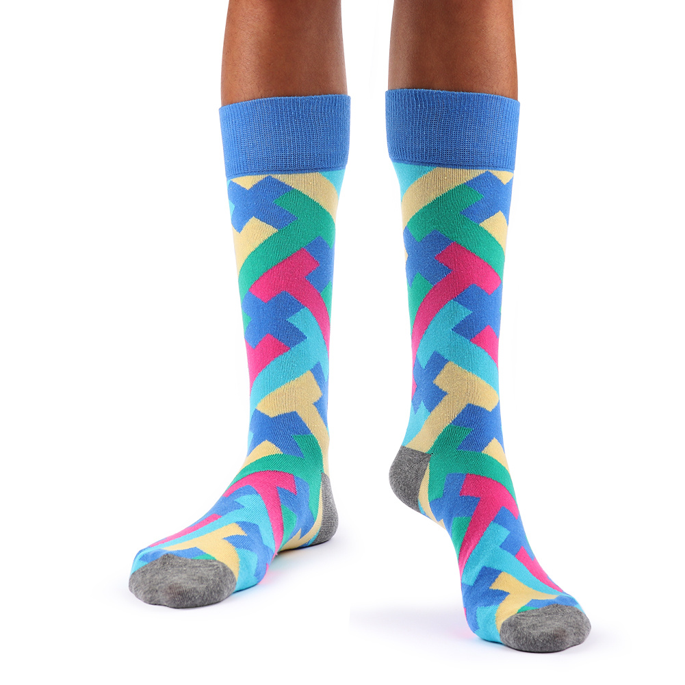Men's Luxury Funky Socks - Temu New Zealand
