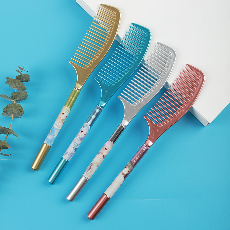 4pcs Comb Shaped Ballpoint Pens Random - Office & School Supplies ...