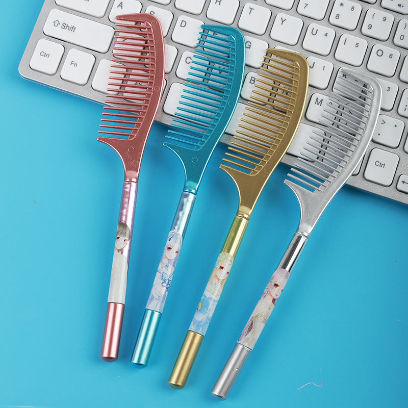 4pcs Comb Shaped Ballpoint Pens Random - Office & School Supplies ...