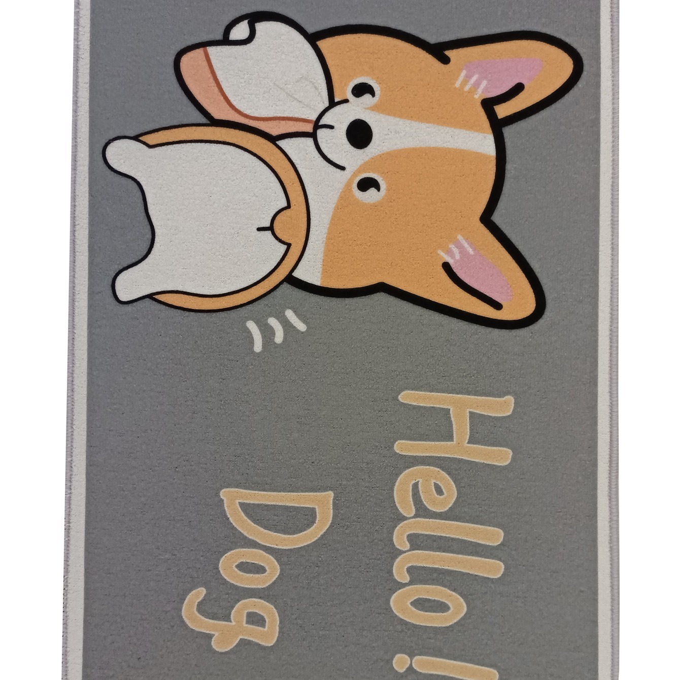 Loop-pile Cute Dog Pattern Floor Mat - Temu