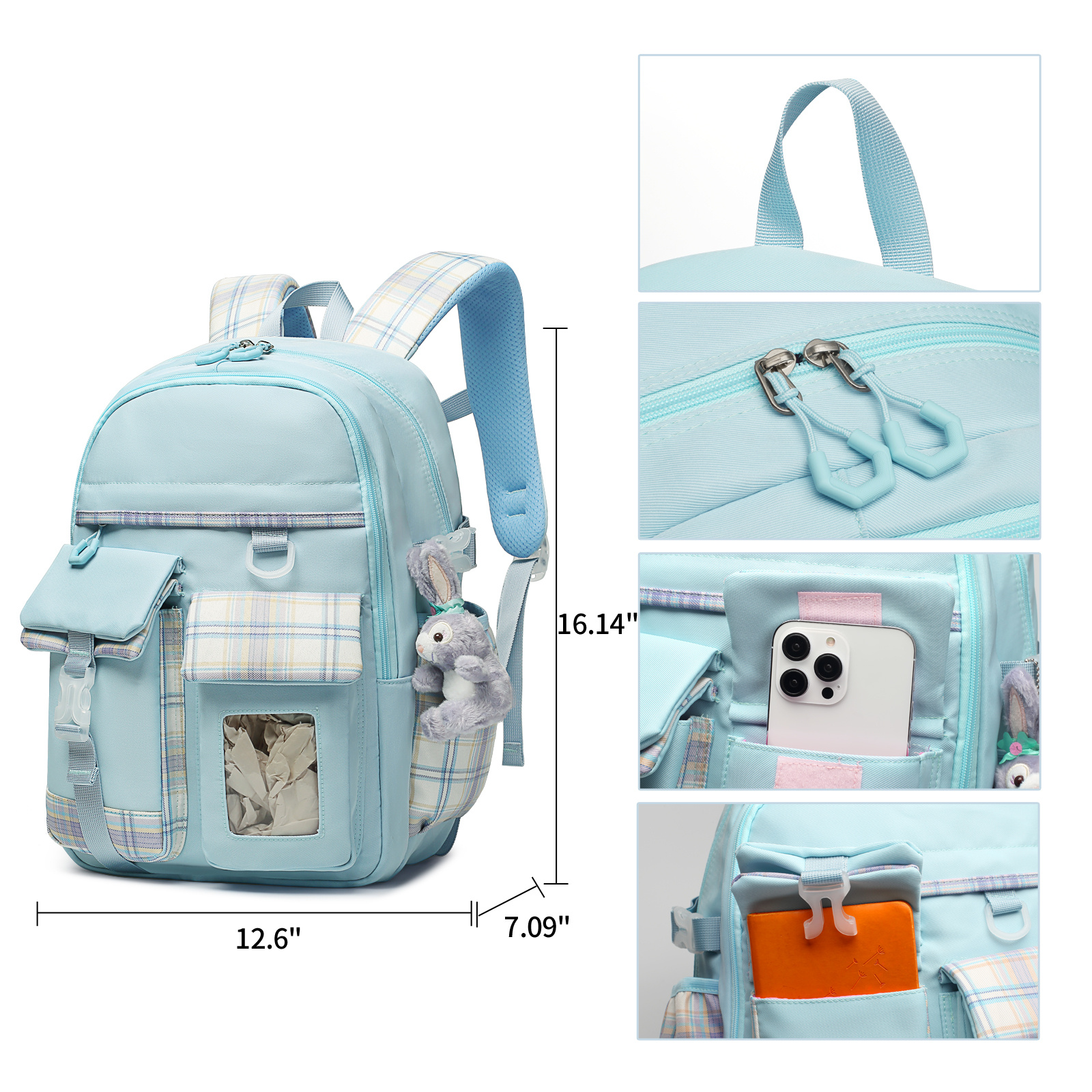 Backpack Girls Kids Schoolbag Children Bookbag Women Casual - Temu New ...