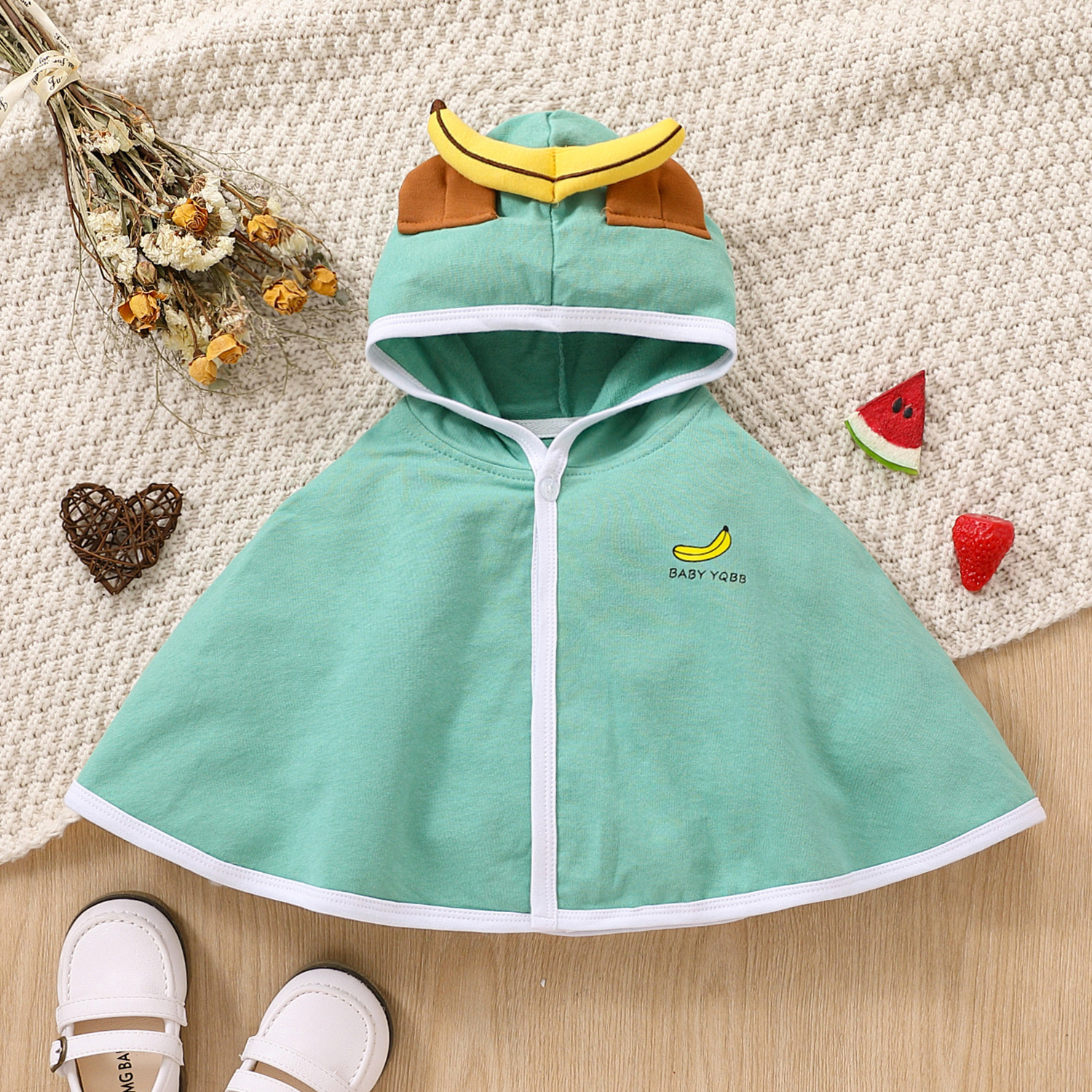 Green Hooded Baby Cape Coat | Shop The Latest Trends. | Temu
