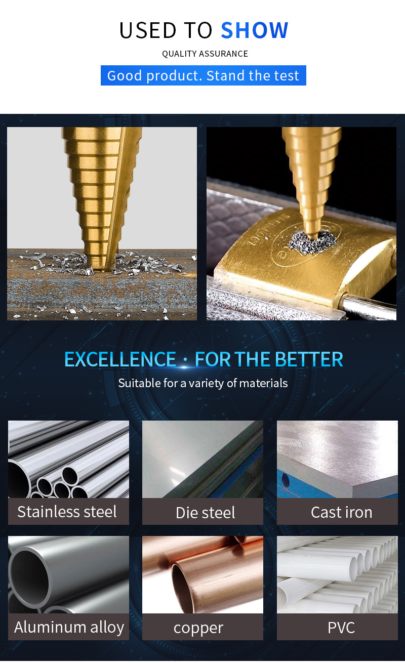 Hss Steel Titanium Bit Set - Temu