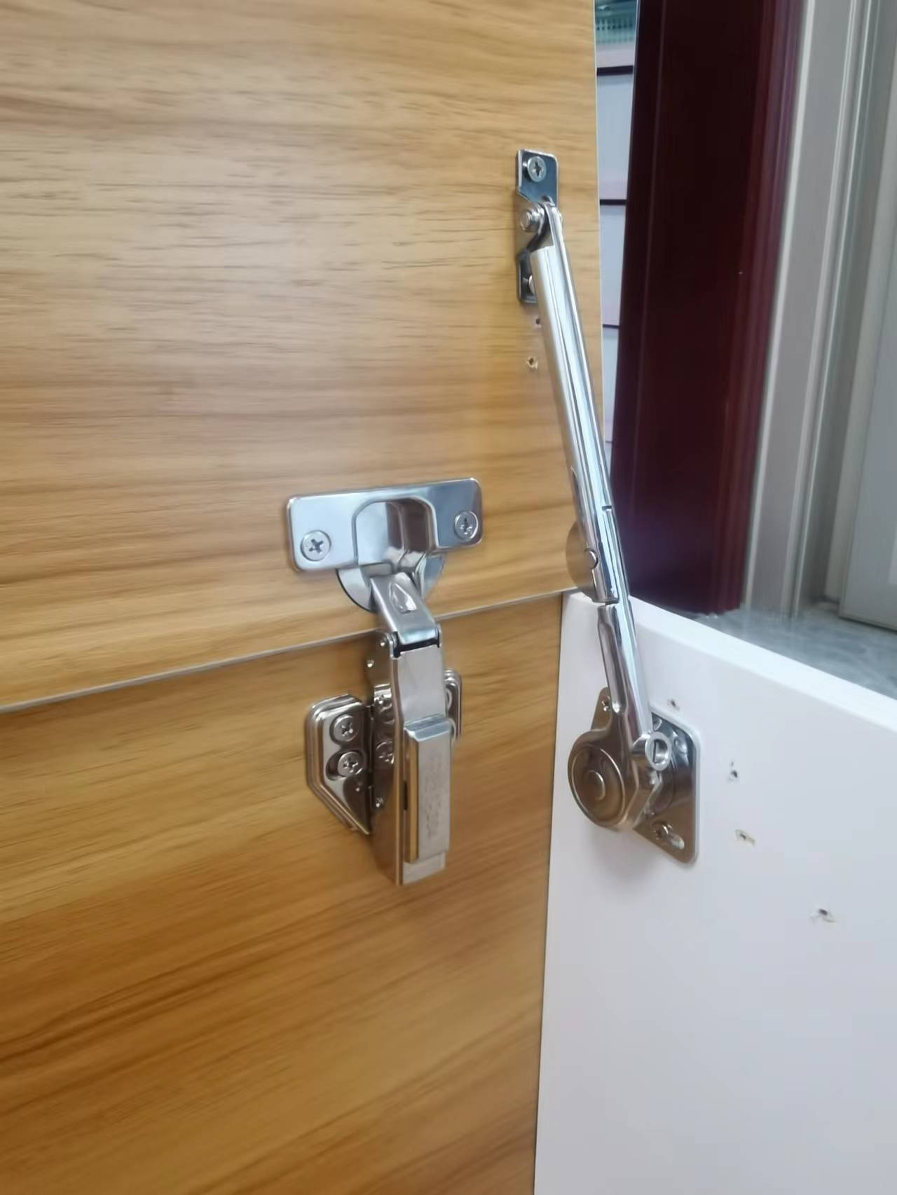 Cabinet Door Support Rod Pneumatic Rod Lift Hydraulic - Temu