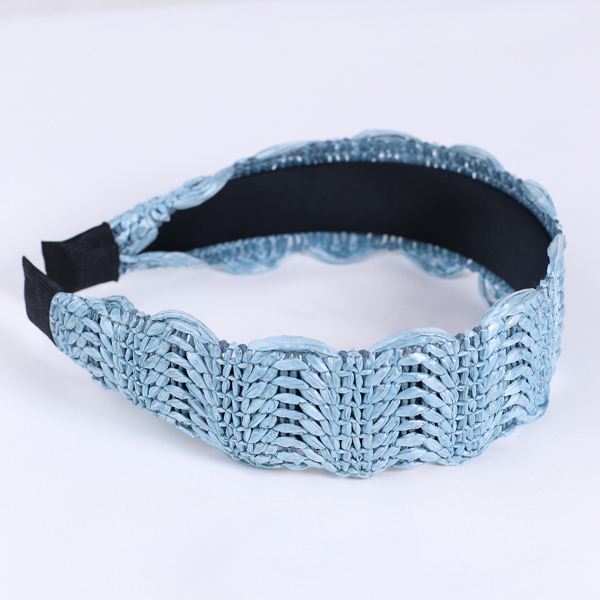 Women Headbands Raffia Woven Summer Wide Hair Bands Rattan - Temu Norway