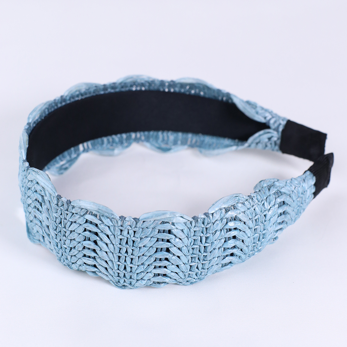 Women Headbands Raffia Woven Summer Wide Hair Bands Rattan - Temu Norway