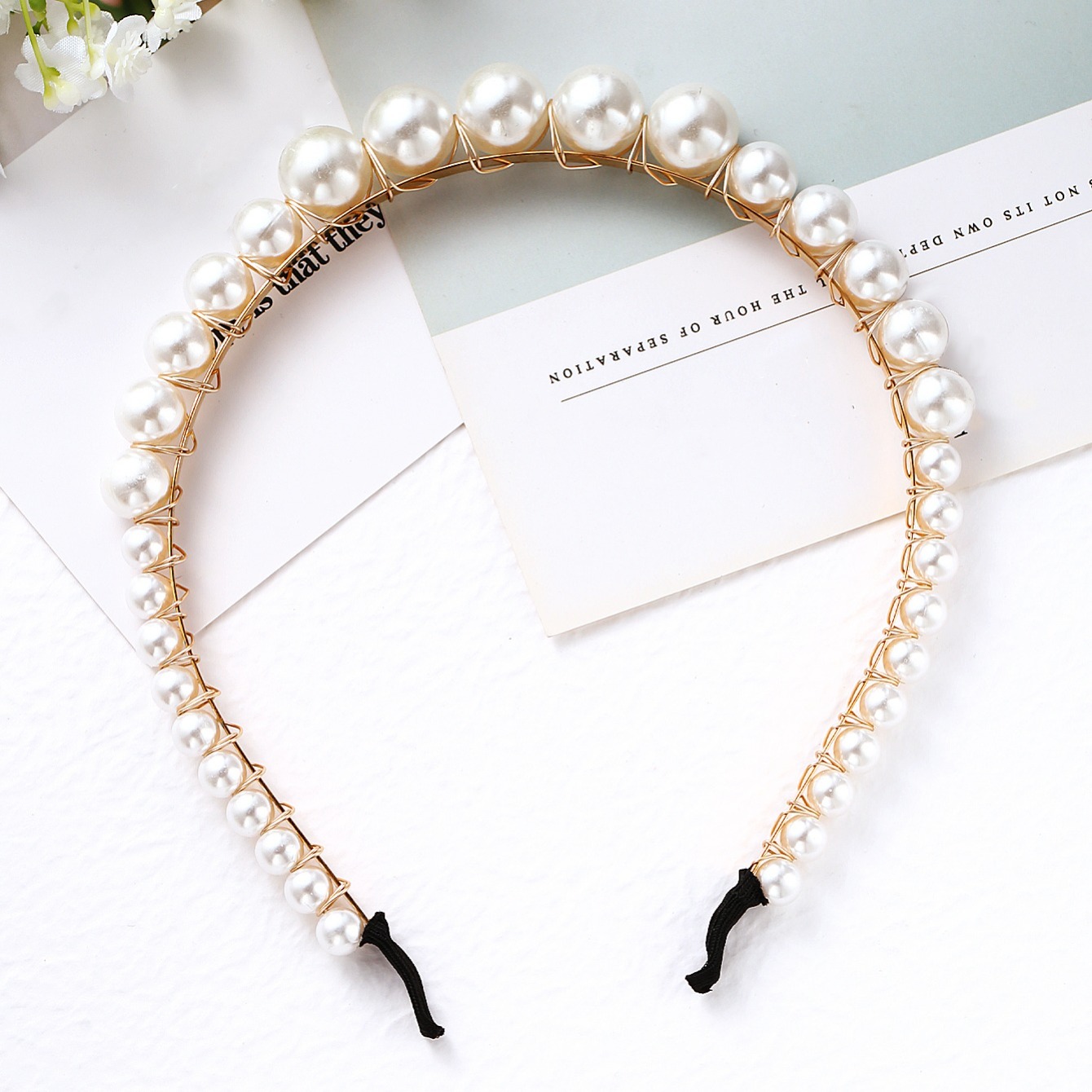 Pearl Headbands Women Elegant Bling Headbands Hairpins - Temu Norway