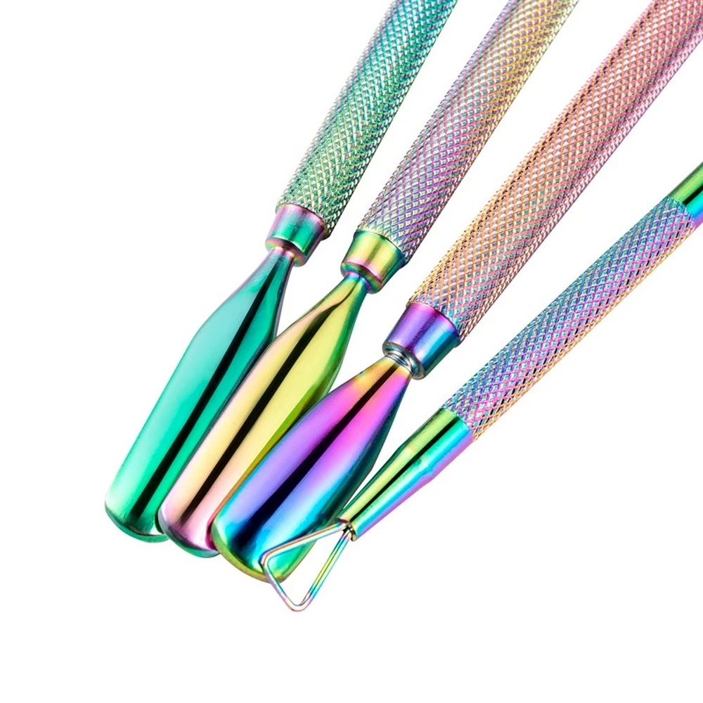 Dual end Nail Art Cuticle Pusher Manicure Pedicure Polish - Temu Portugal