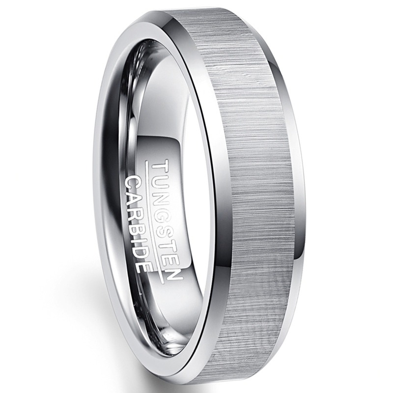 Wide Men's True Lashing Process Tungsten Ring Wedding Band - Temu